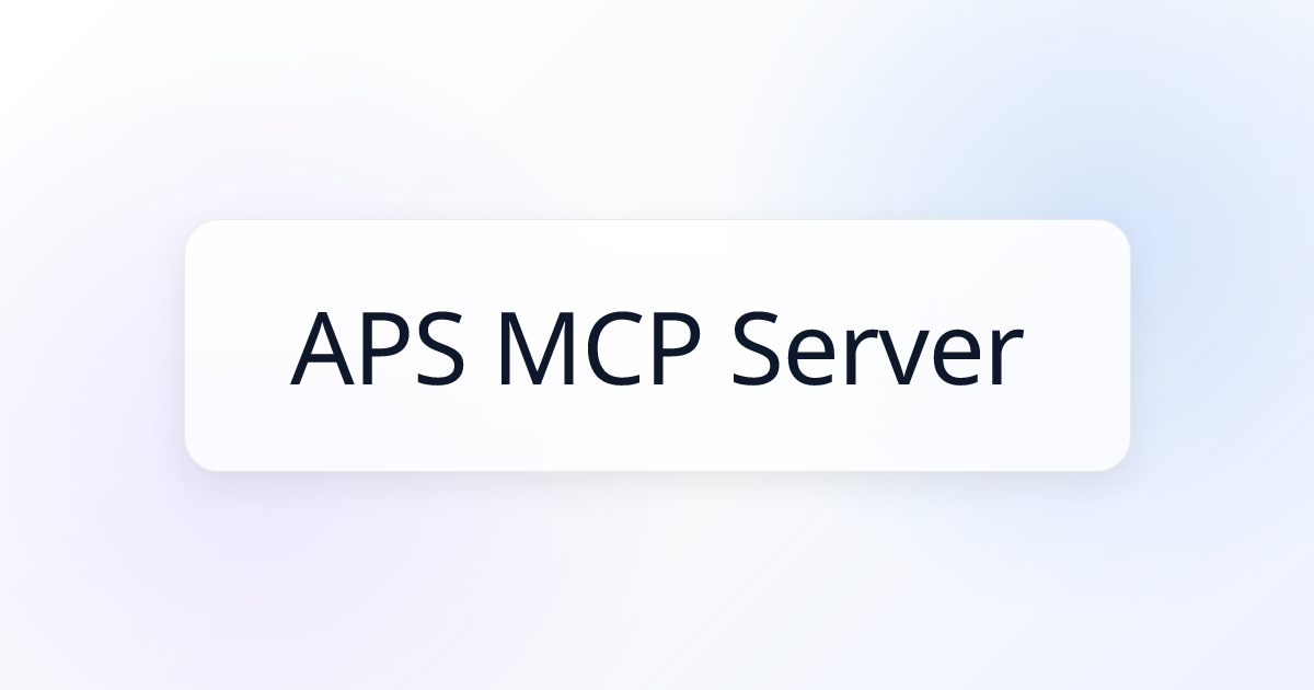 APS MCP Server | Awesome MCP Servers