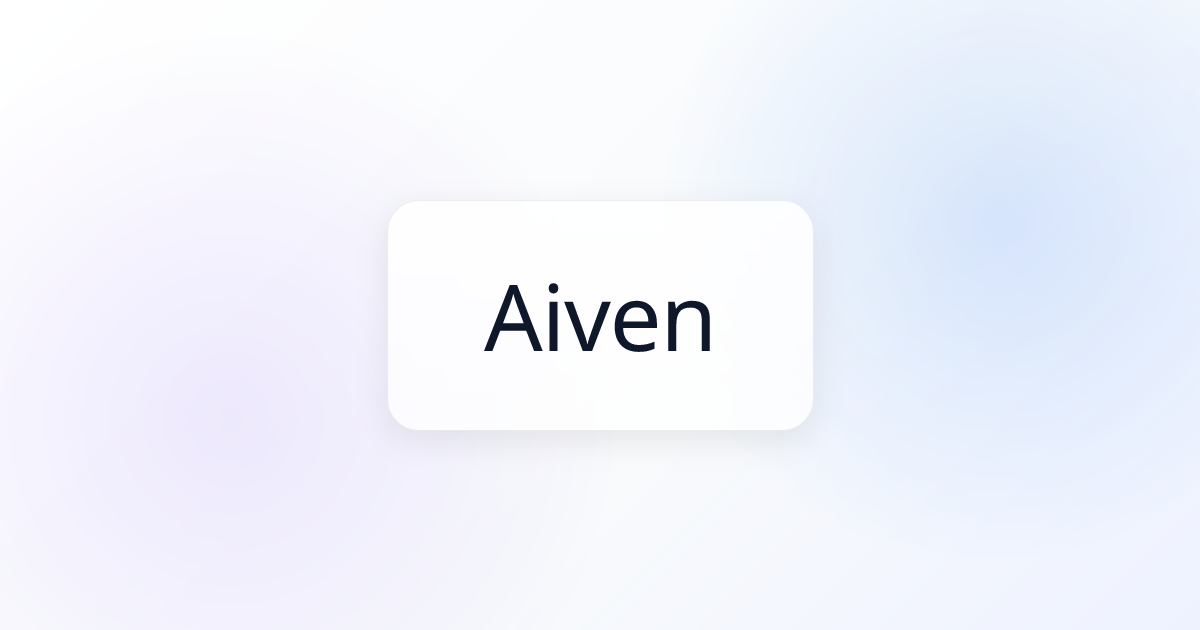 Aiven MCP Server | Awesome MCP Servers