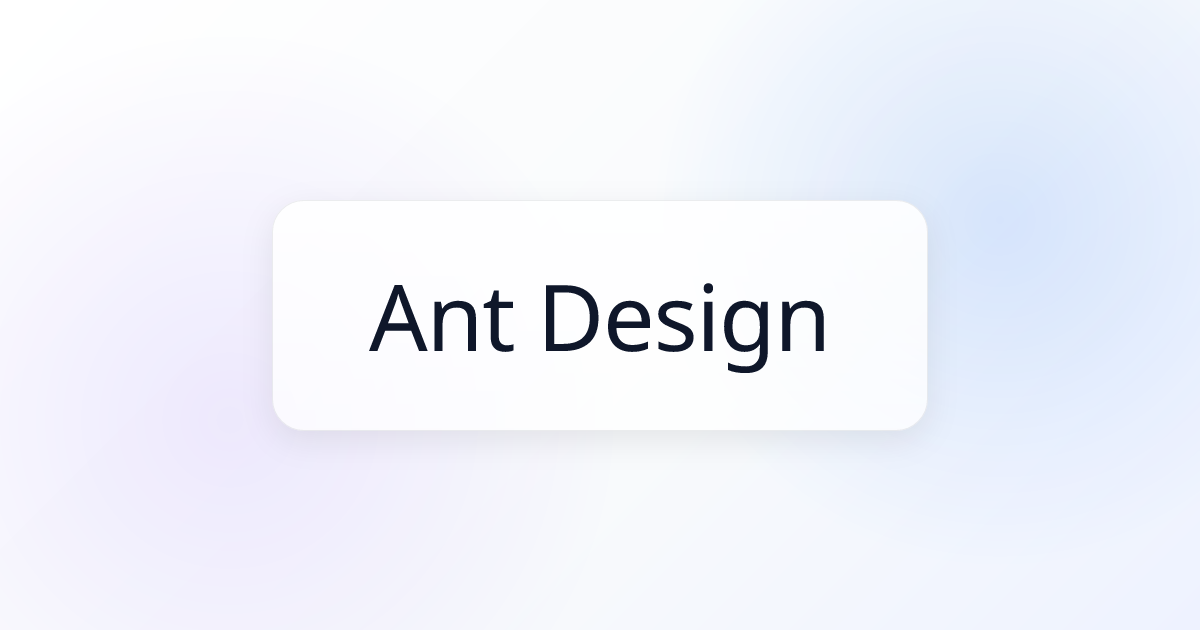 Ant Design | Awesome MCP Servers