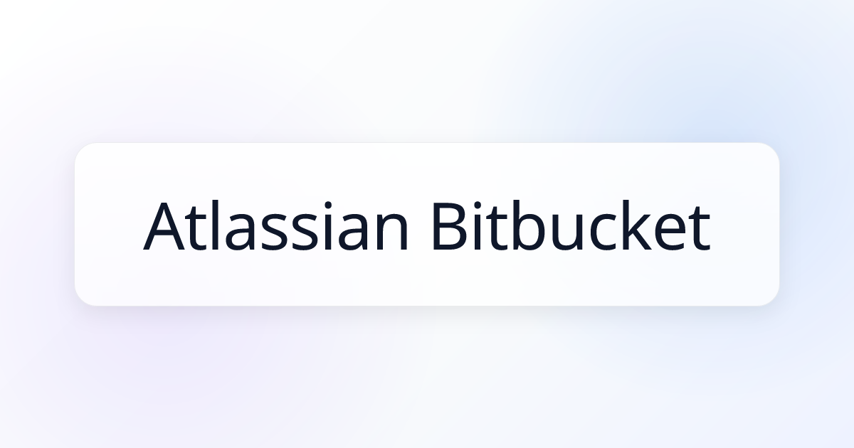 Atlassian Bitbucket MCP Server | Awesome MCP Servers