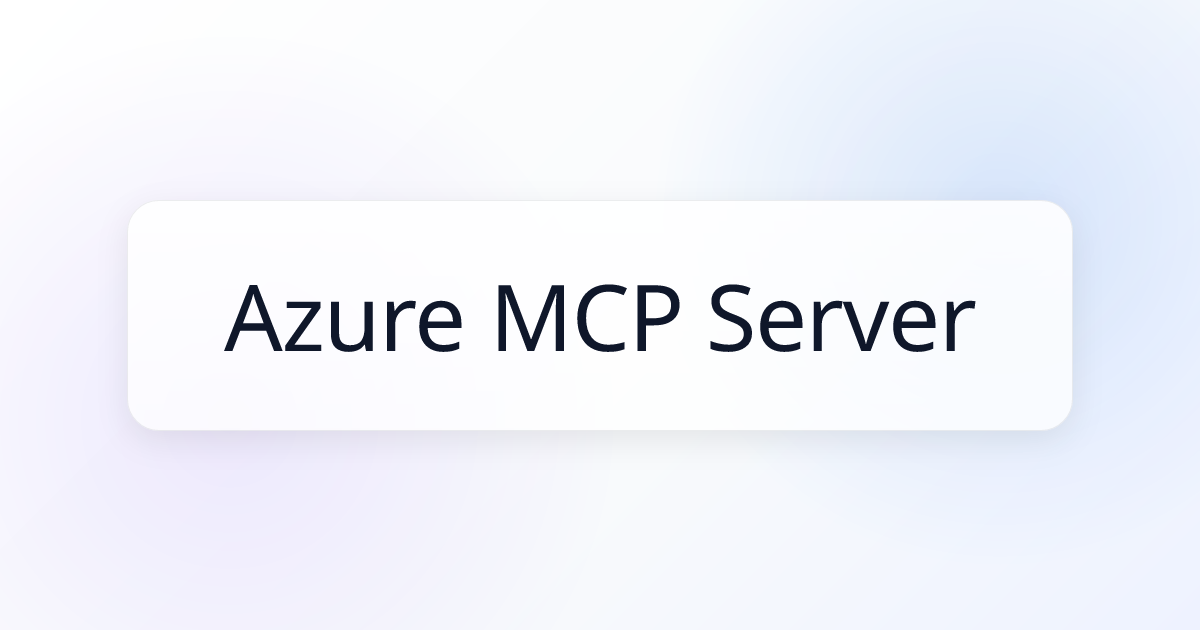 Azure MCP Server | Awesome MCP Servers
