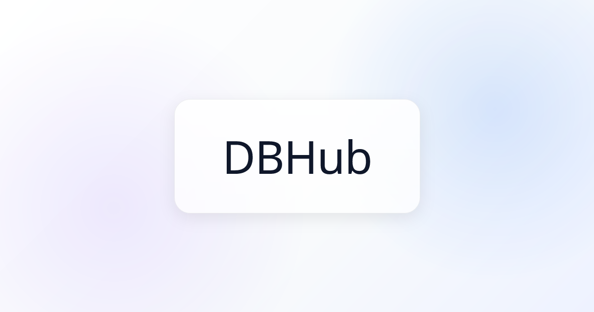 DBHub MCP Server | Awesome MCP Servers