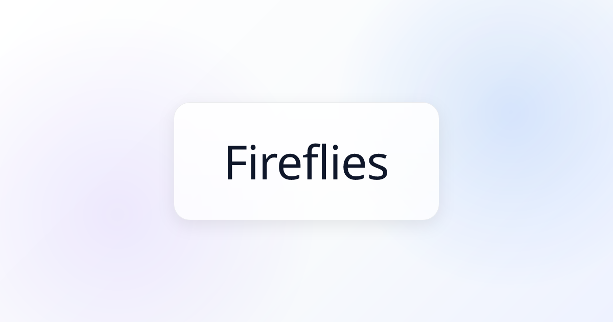 Fireflies | Awesome MCP Servers