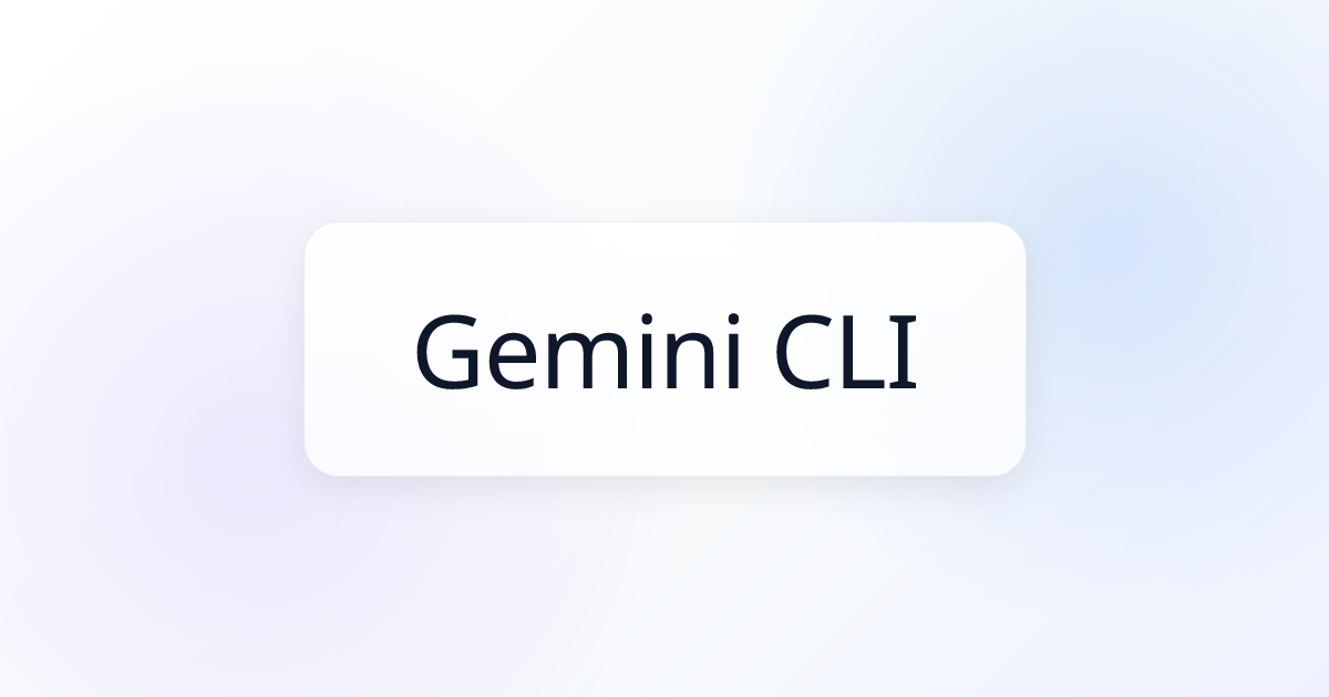 Gemini CLI MCP Server | Awesome MCP Servers