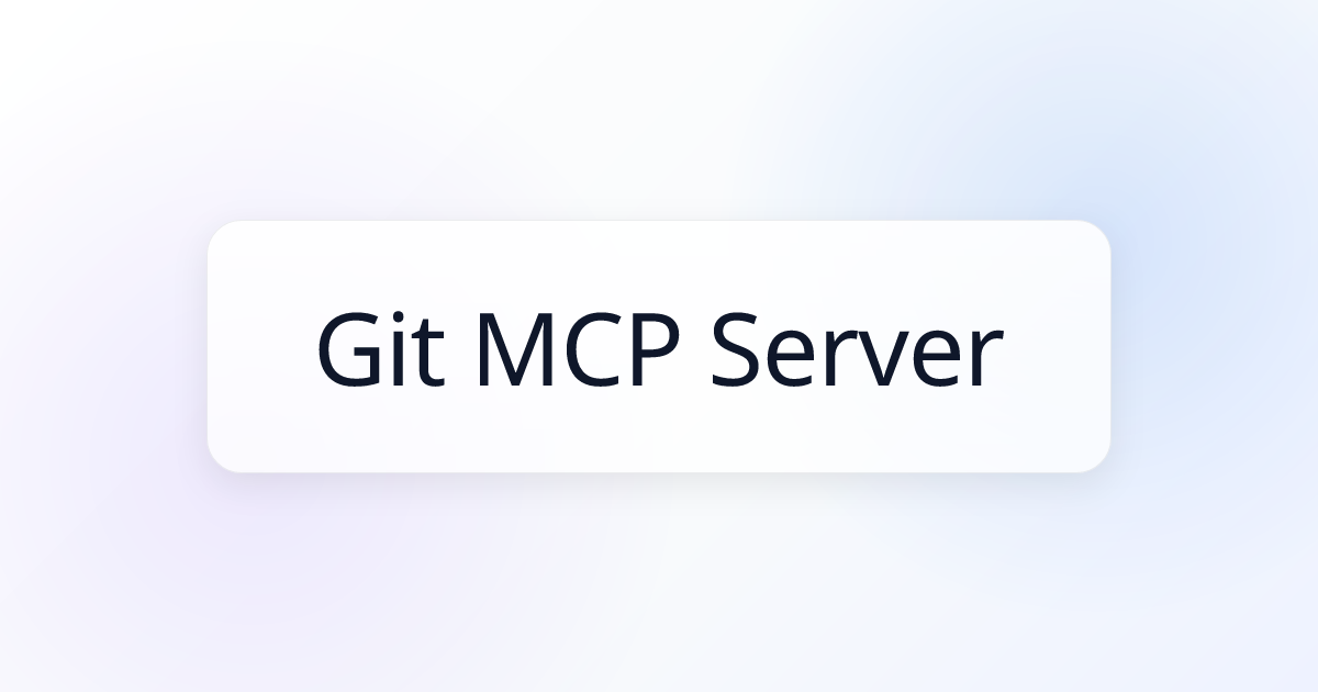 Git MCP Server | Awesome MCP Servers