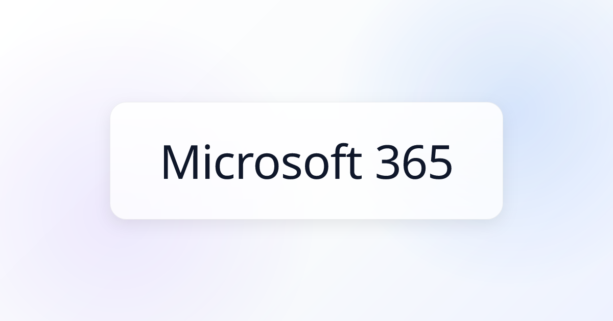 Microsoft 365 | Awesome MCP Servers