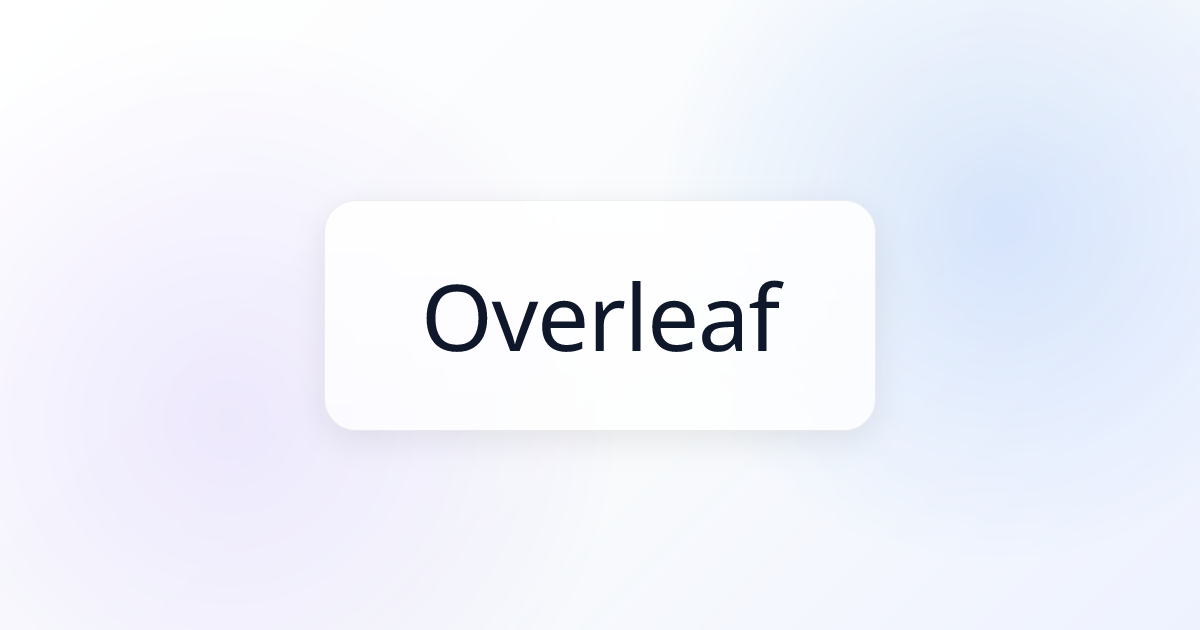 Overleaf | Awesome MCP Servers