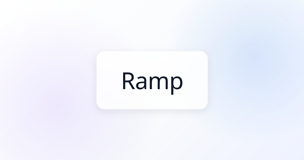 Ramp | Awesome MCP Servers