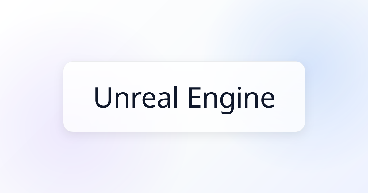 Unreal Engine | Awesome MCP Servers