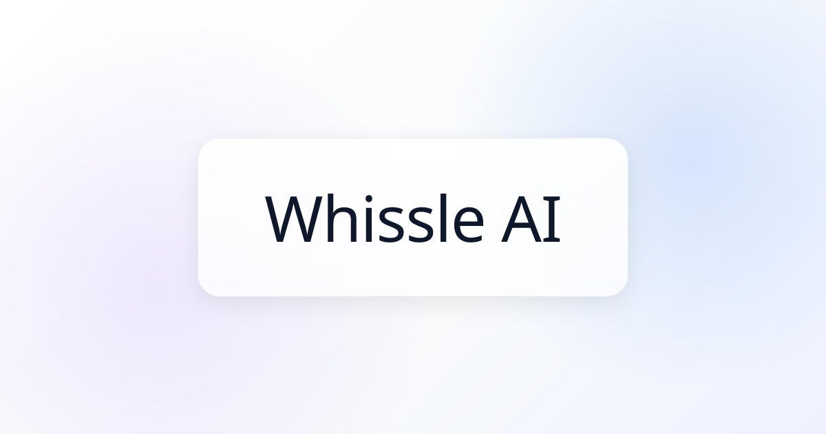 Whissle AI | Awesome MCP Servers