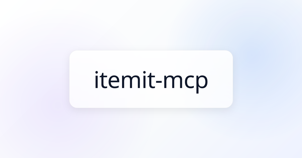 itemit-mcp | Awesome MCP Servers