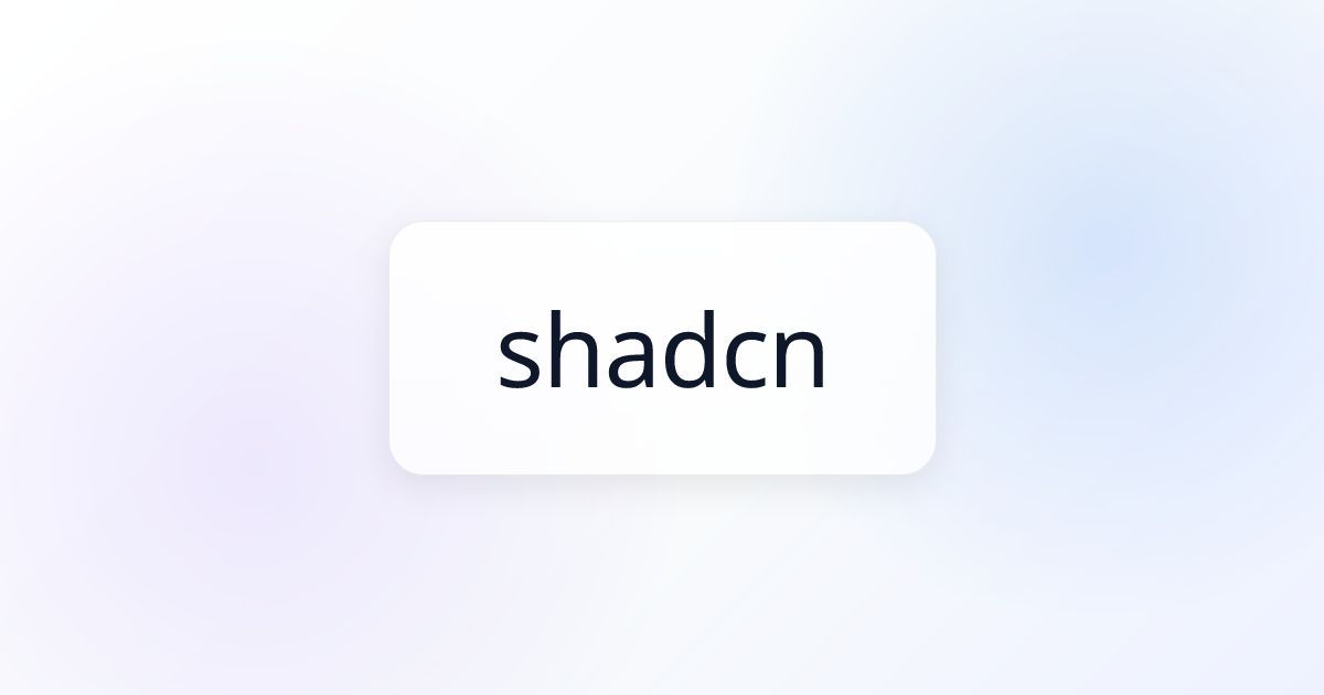 shadcn | Agent Skills Library
